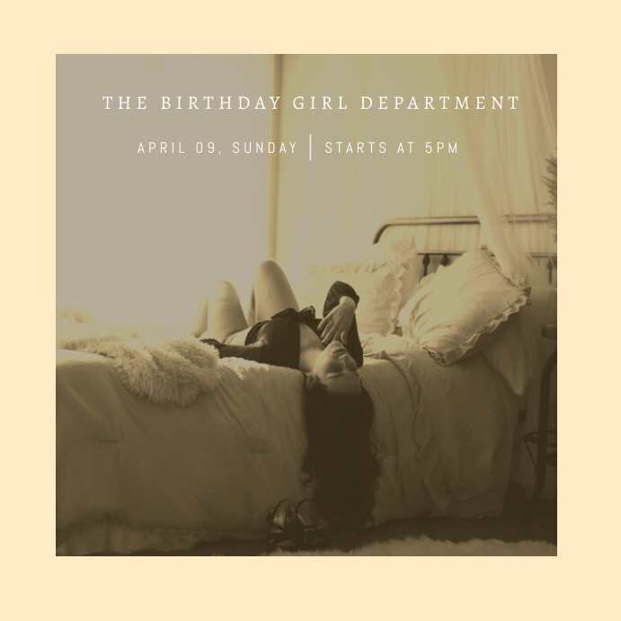 Taylor Swift Album Birthday Template | PosterMyWall