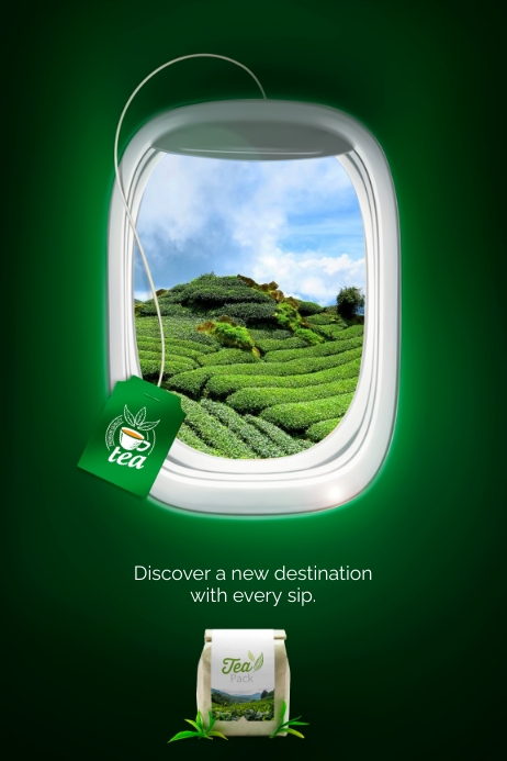 Tea Company Creative Poster Template | PosterMyWall