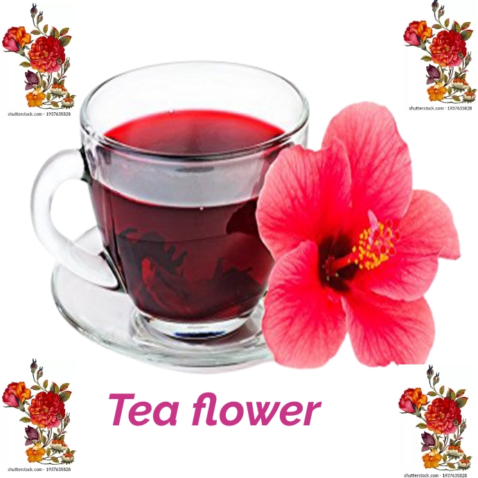 Tea flower Template | PosterMyWall