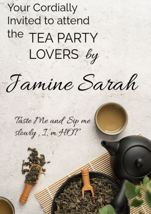 Tea lovers Template | PosterMyWall