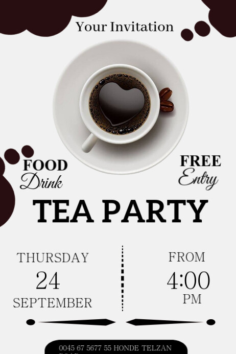 tea party Template | PosterMyWall