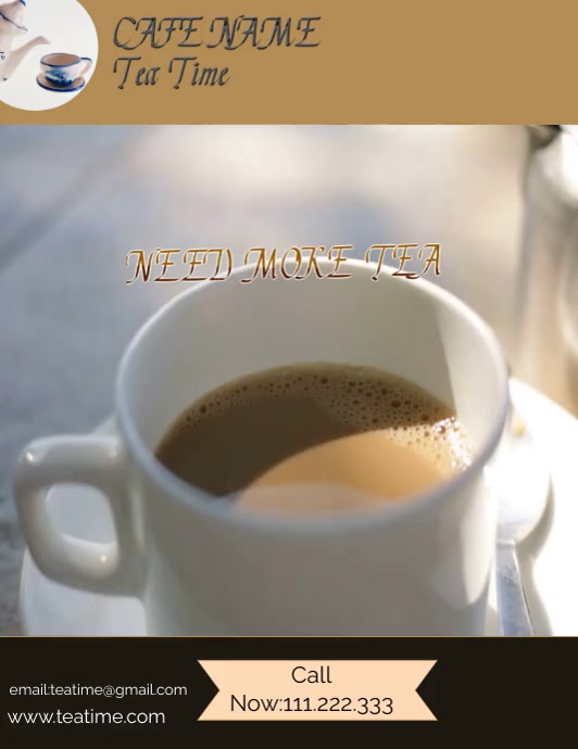 Copy of TEA TIME (2) | PosterMyWall