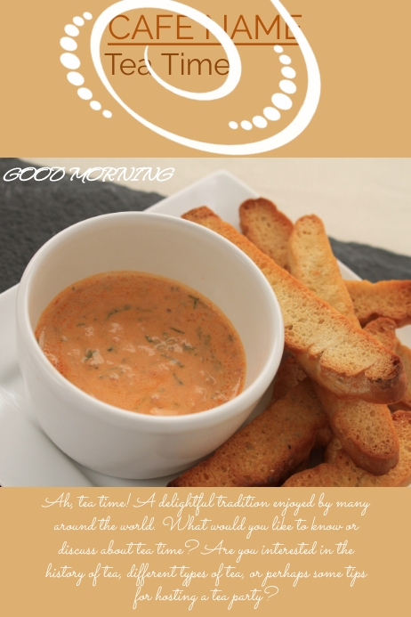 Plantilla de TEA TIME (2) | PosterMyWall