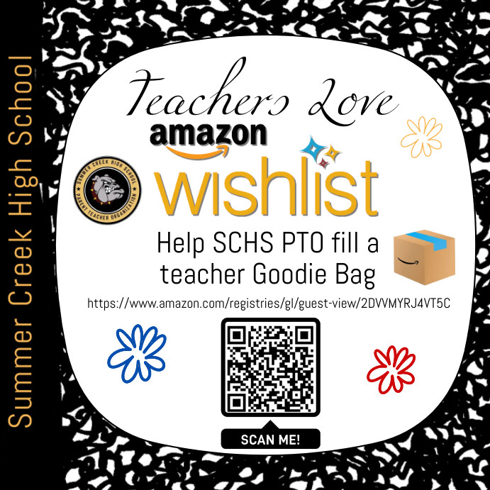 Copy of Teacher's Amazon Wish List | PosterMyWall
