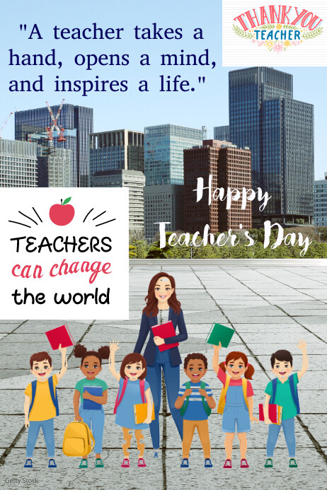 Teacher's day Template | PosterMyWall