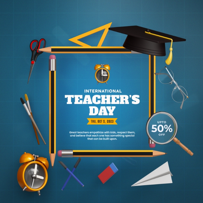 Teacher's day Template | PosterMyWall