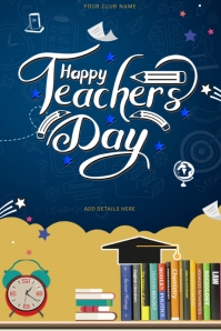 teacher's day poster Template | PosterMyWall