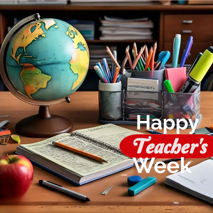 Teacher's week Template | PosterMyWall