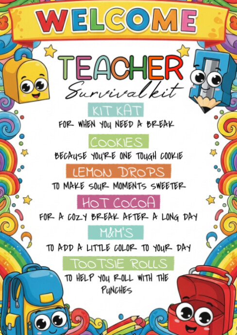 Teacher Appreciation spirit Week Template | PosterMyWall