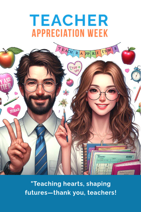 Teacher appreciation week Template | PosterMyWall