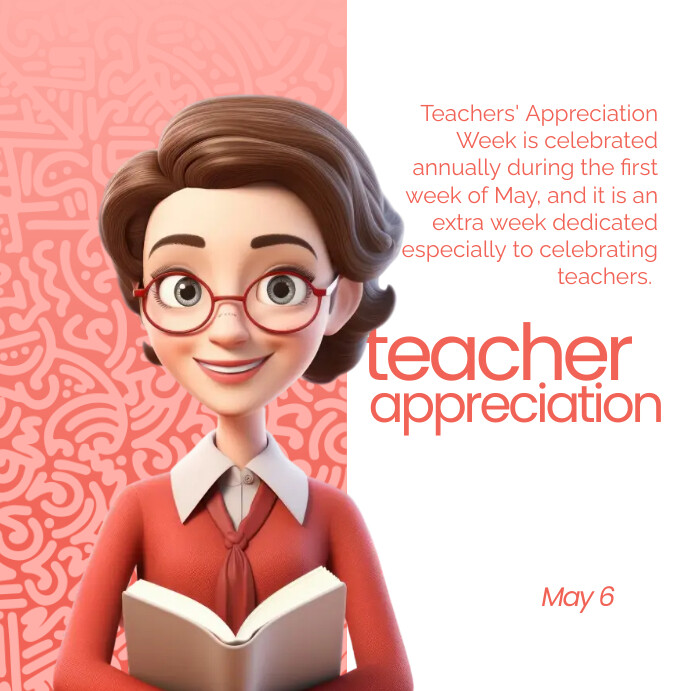 Teacher Appreciation Week Instagram Post Template | PosterMyWall
