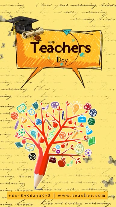 teacher day Template | PosterMyWall