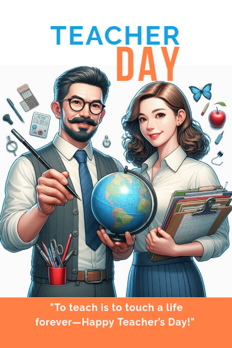 Teacher day Template | PosterMyWall