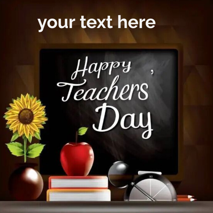 Teacher day post Template | PosterMyWall