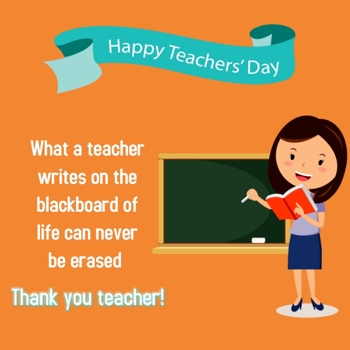 Teachers’ day Template | PosterMyWall