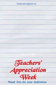 Teachers' Appreciation Week Template | PosterMyWall