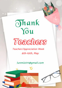 Teachers' Appreciation Week Template | PosterMyWall