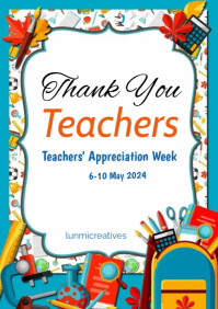 Teachers' Appreciation Week Template | PosterMyWall