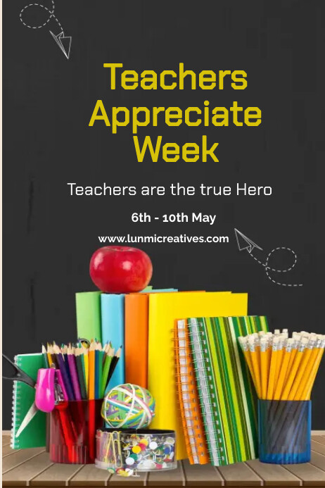 Teachers' Appreciation Week Template | PosterMyWall