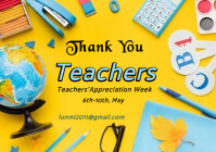 Teachers' Appreciation Week Template | PosterMyWall
