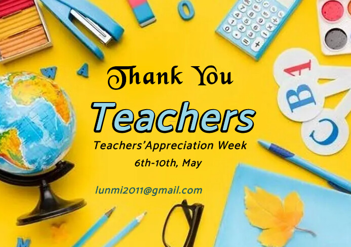 Teachers' Appreciation Week Template | PosterMyWall