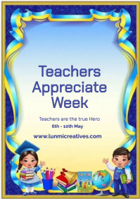 Teachers' Appreciation Week Template | PosterMyWall