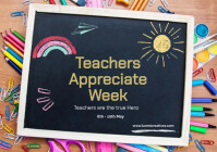 Teachers' Appreciation Week Template | PosterMyWall