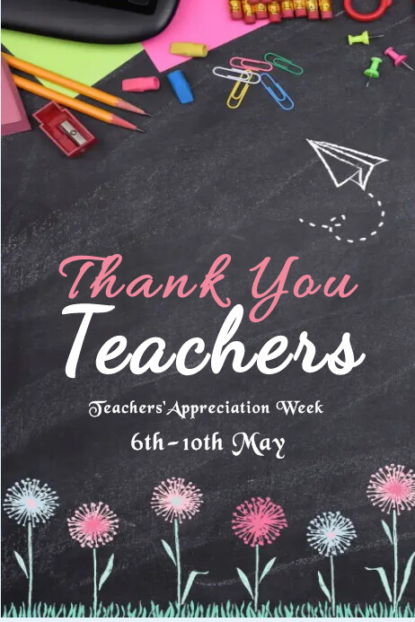 Teachers' Appreciation Week Template | PosterMyWall