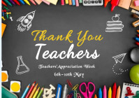 Teachers' Appreciation Week Template | PosterMyWall