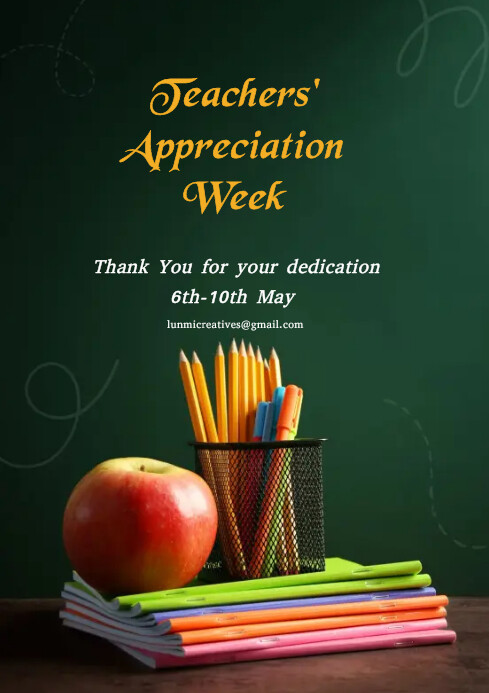 Teachers' Appreciation Week Template | PosterMyWall
