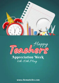 Teachers' Appreciation Week Template | PosterMyWall