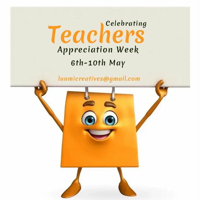 Teachers' Appreciation Week Template | PosterMyWall