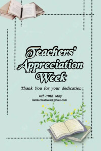 Teachers' Appreciation Week Template | PosterMyWall