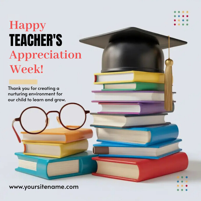 Plantilla de Teachers appreciation week | PosterMyWall