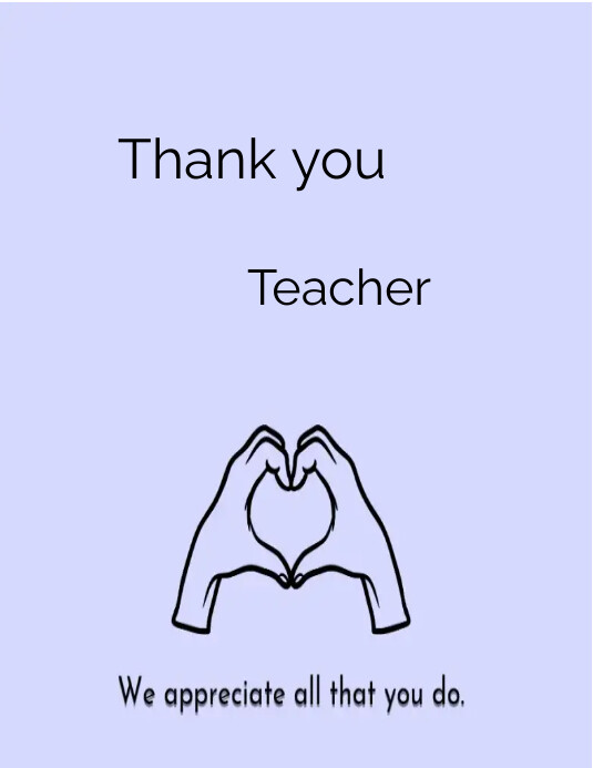 Teachers Appreciation Week Template | PosterMyWall