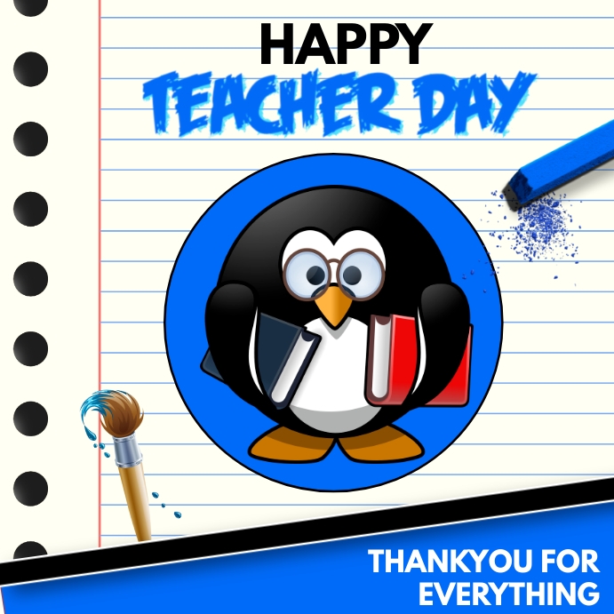 Teachers day Template | PosterMyWall