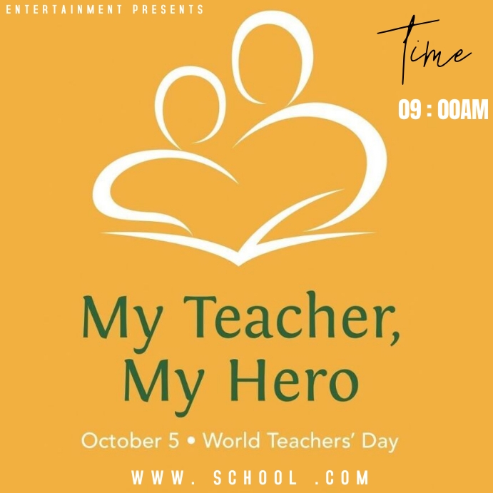 TEACHERS DAY Template | PosterMyWall