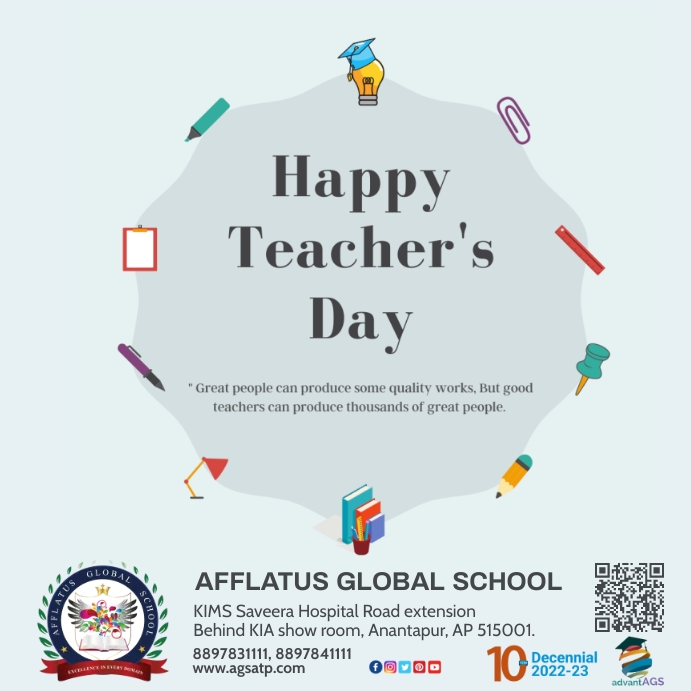 Teachers day Template | PosterMyWall