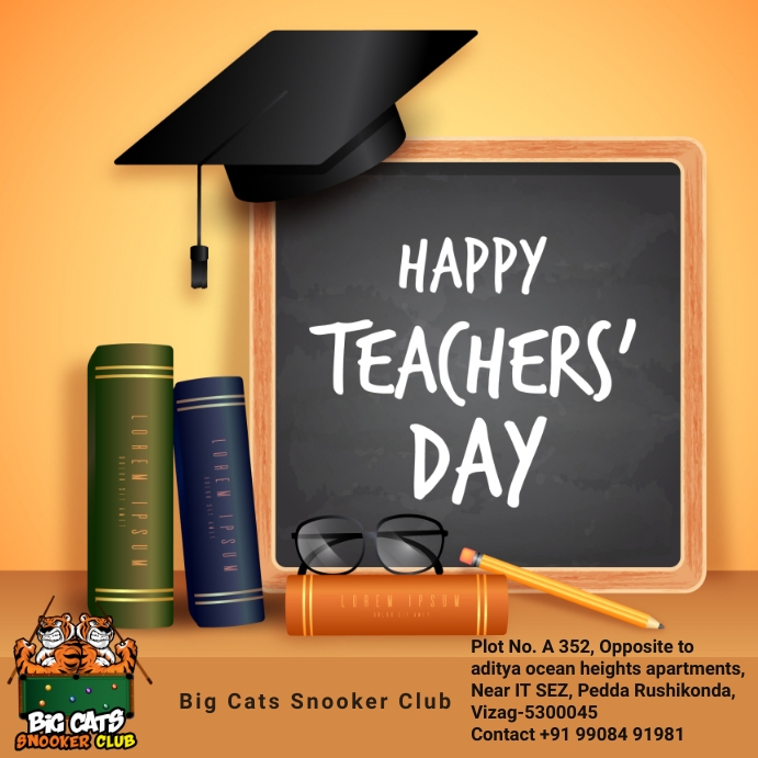Teachers day Template | PosterMyWall