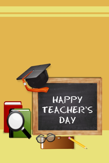 Teachers day poster Template | PosterMyWall