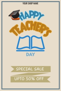 Teachers day poster Template | PosterMyWall