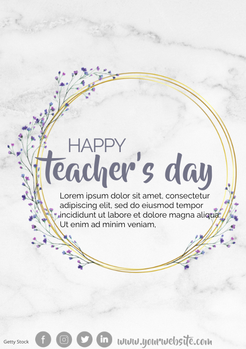 teachers day template | PosterMyWall