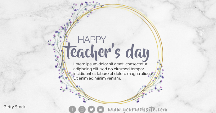 teachers day template | PosterMyWall