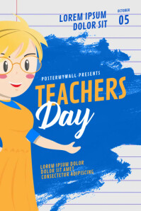 Teacher Day Flyer Template | PosterMyWall