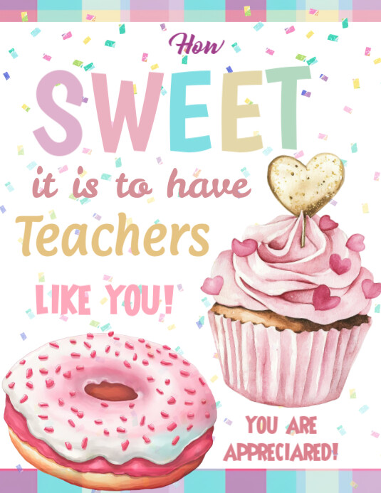 Copy of Teachers Lunch Appreciation, Sweet Teacher Appreciation ...