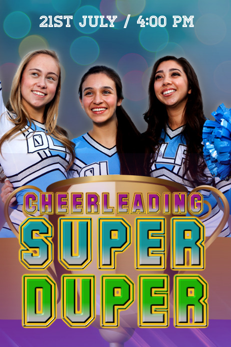 Copy of team cheerleading 3 | PosterMyWall