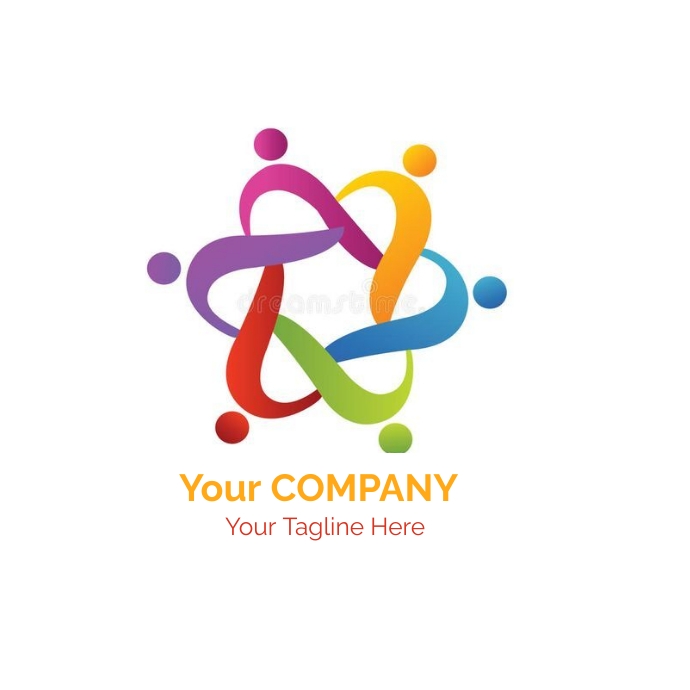 Team helping logo vector stock vector. Illust Template | PosterMyWall