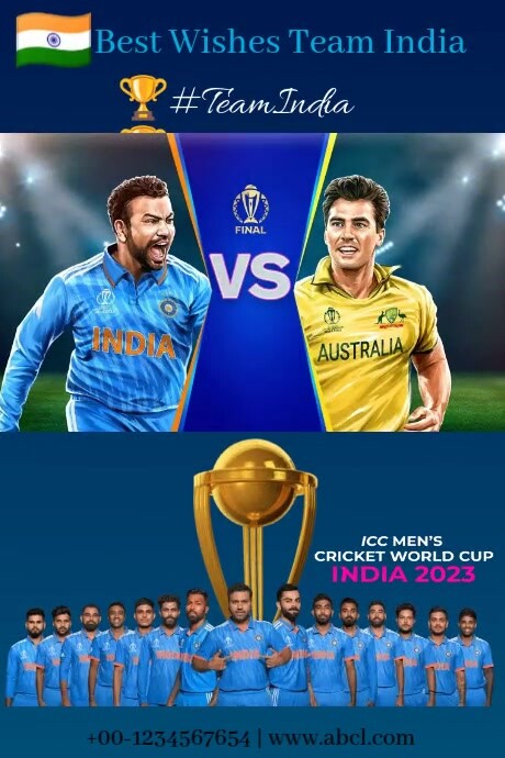 Copy of TEAM INDIA | PosterMyWall