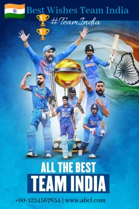TEAM INDIA Template | PosterMyWall