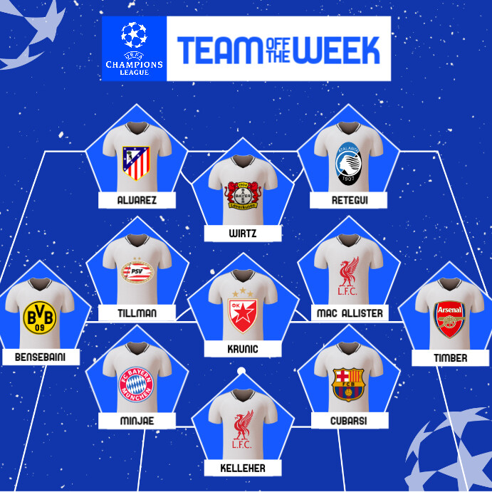 Copy of Team of the Week Design templates | PosterMyWall
